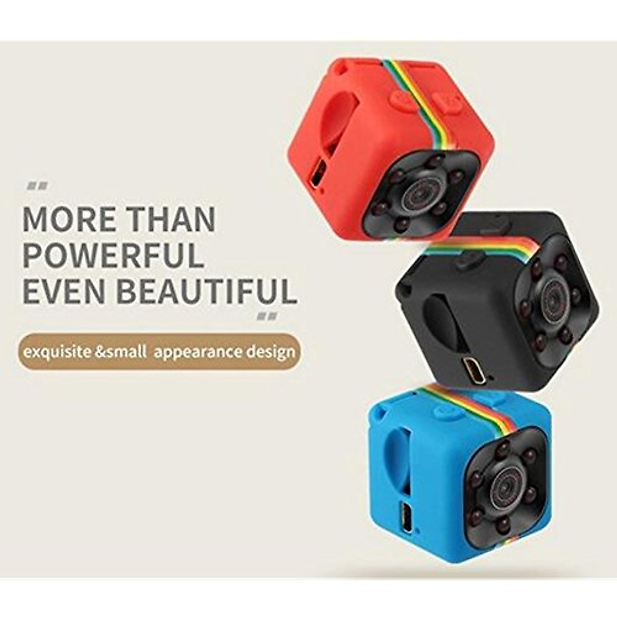 Sansnail Mini Camera 1080P SQ11 Portable Small HD Nanny Cam with Night Vision and Motion Detection Indoor Covert Security Camera for Home and Office