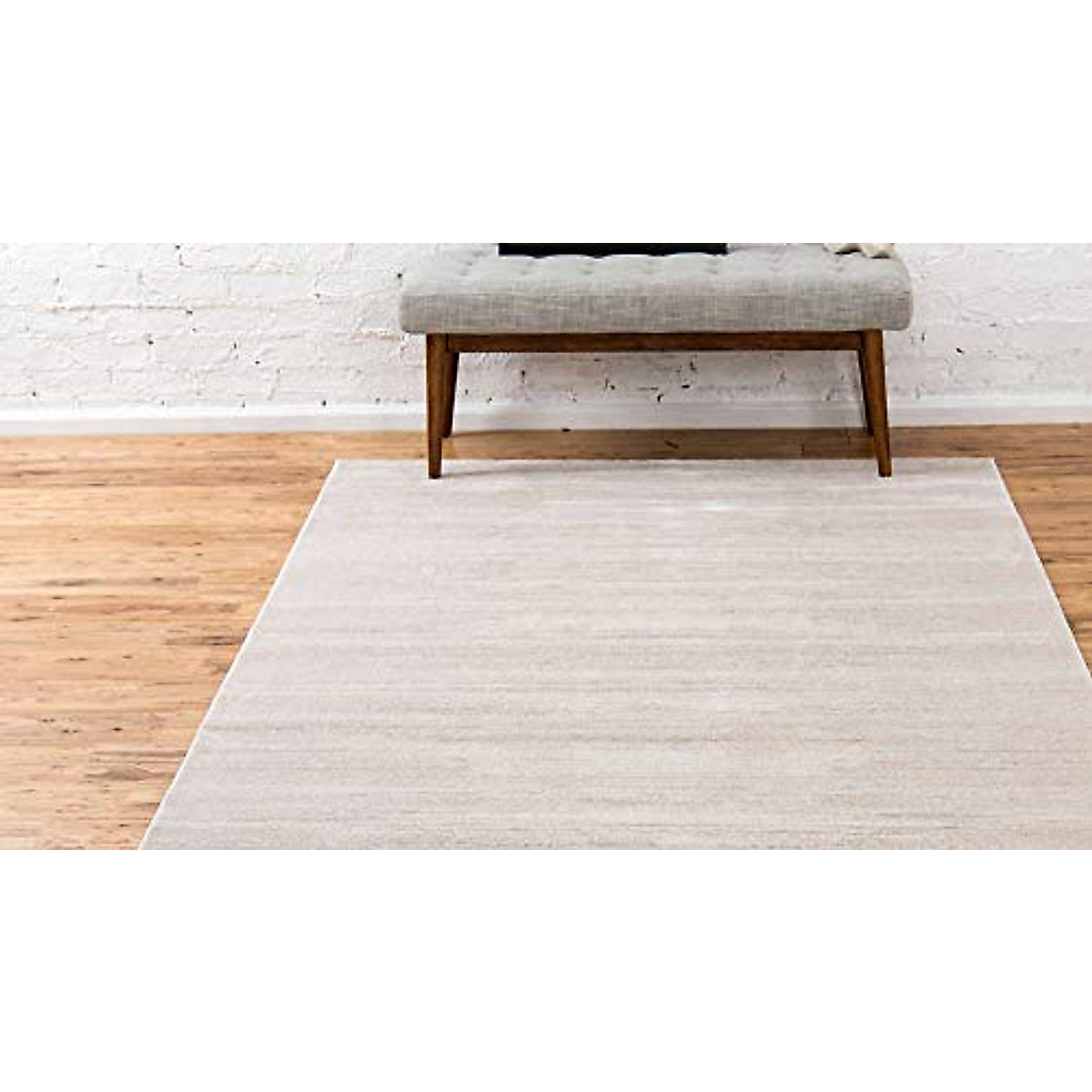 Unique Loom Uptown Collection Area Rug - Madison Avenue (8' x 10' Rectangle, Beige/ Light Brown)
