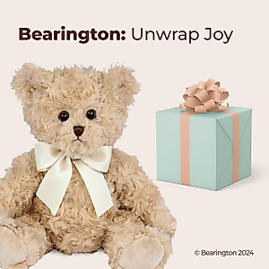 Bearington Collection Lil' Tate Teddy Bear 12 Inch Stuffed Animals & Teddy Bears - Stuffed Bears Plush - Vintage Teddy Bear