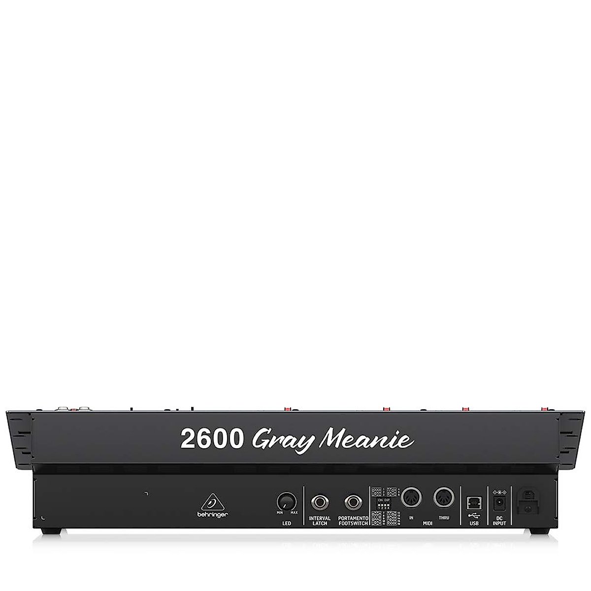 Behringer 2600 GRAY MEANIE Special Edition Semi-Modular Analog Synthesizer with 3 VCOs, Multi-Mode VCF and Spring Reverb in 8U Rack-Mount Format