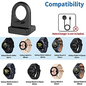 SOKUSIN Stand for Samsung Watch - Charger Dock Holder Base for Galaxy Watch 4/Watch 4 Classic/Watch 3/Active 2/Active, Cable Management Slot [No Charger Cable]