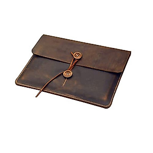 Vintage leather microsoft surface pro case with keyboard rustic retro leather surface pro 4 5 6 case bag SUPX05C-N