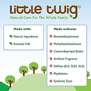 Little Twig Plant Based Concentrated Multi-Surface and Floor Cleaner with Eco-Friendly Ingredients & No Toxic Residue, Child & Pet Safe, Unscented, 32 Fluid Oz (LTWG-FCFF32-06)
