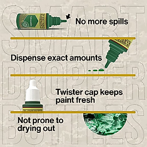 The Army Painter Wargamers Paint Collection - Unleash Your Inner Artist with Ultimate Miniature Painting Kit Includes 124 Paints, 5 Brushes, and Guide - Miniature Paint Set with Bonus Item