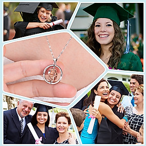 Shonyin Graduation Gifts for Her 2024, Compass Necklace College Masters Degree Cool high sch 8th 5th 6th Grade Senior middle sch Graduation Jewelry Gifts for Daughter Best Friend Niece