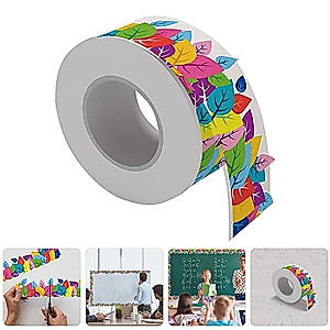 Ciieeo 1 Roll Stickers Decor Chalkboard Festival Accessories Bulletin Board Supplies wear-Resistant Bulletin Board Border Child PVC self-Adhesive Classroom Supplies Cartoon