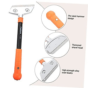 MERRYHAPY 1 Set Cleaning Blade Limpiar Cement Scraper Tool Floor Wall Scraper Floor Cleaning Shovel Paint Scraper Angle Cleaning Scrapers Erramientas Handle Tile Aluminum Alloy
