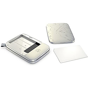 HP Sprocket Select Portable 2.3x3.4" Instant Photo Printer (Eclipse) Print Pictures on Zink Sticky-Backed Paper from your iOS & Android Device.