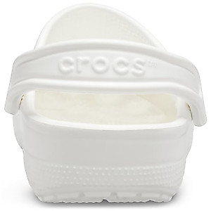Crocs Unisex-Adult Classic Clogs (Best Sellers), White, 2 Men/4 Women