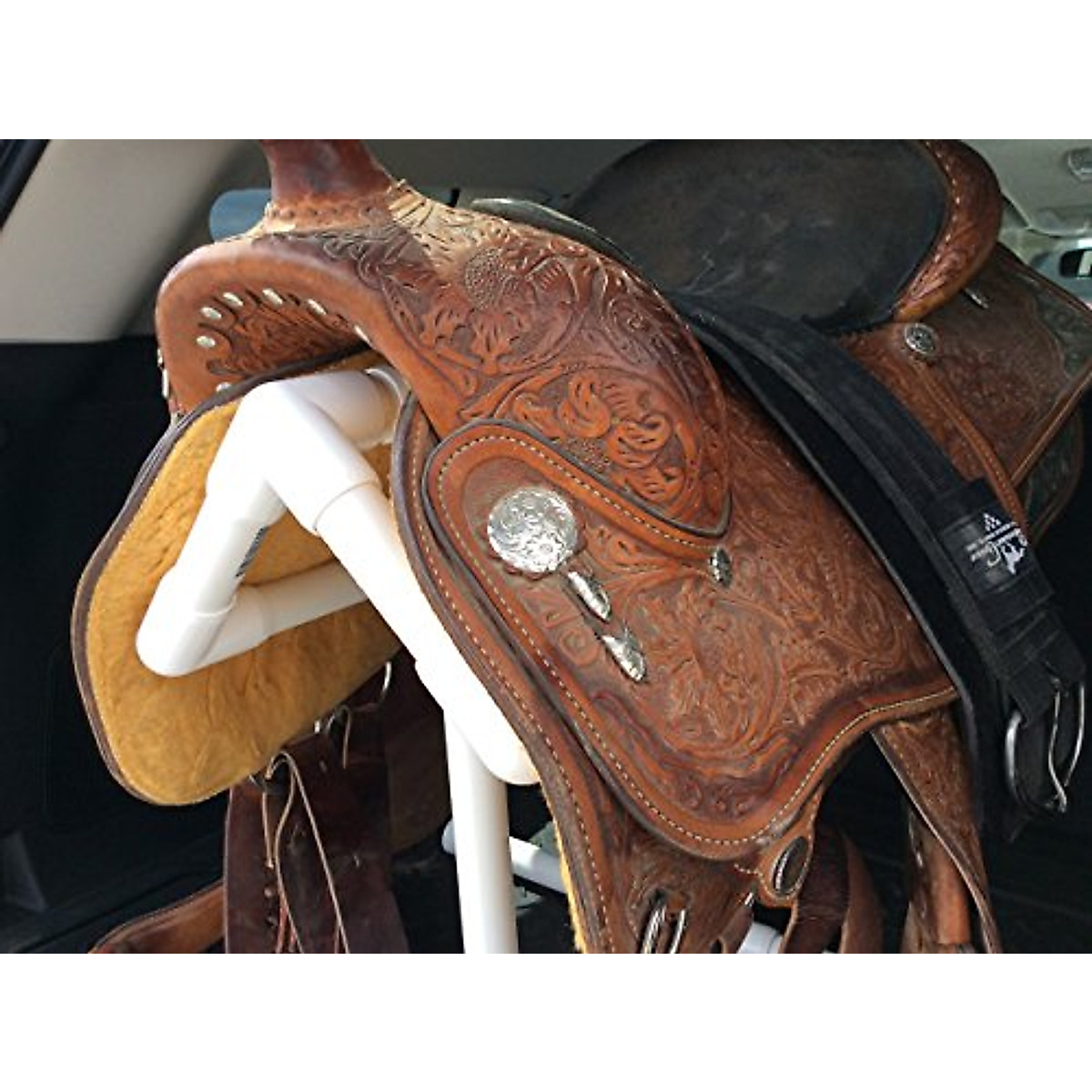 COOL SADDLE RACKS White PVC Taller