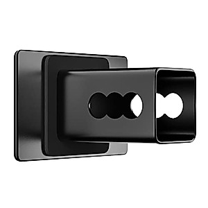 TOEASYTY Blue Line American Flag Metal Trailer Hitch Cover for 2" inch Receivers, Tow Hitch Cover for Trucks Cars SUV (Black with Blue Line)