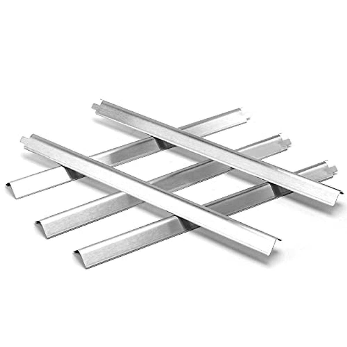 Hisencn Grill Replacement Parts - Heat Plates for Charbroil Performance 5 Burner Gas Grill 463448021 463450022 463451022 463455021 463449021 463458021, 2 Burner Gas Grill 463630021, Stainless Steel