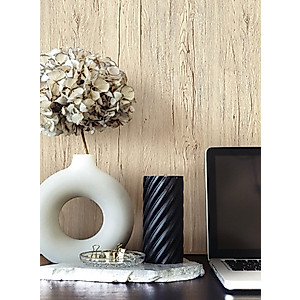 Lativo Wood Contact Paper Wood Grain Contact Paper for Cabinets Wood Wallpaper Peel and Stick Wallpaper Light Wood Contact Paper for Countertops Self-Adhesive Wallpaper Waterproof Vinyl 15.7“×78.7”