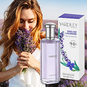 Yardley Of London English Lavender Eau de Toilette Spray for Women, 1.7 Ounce