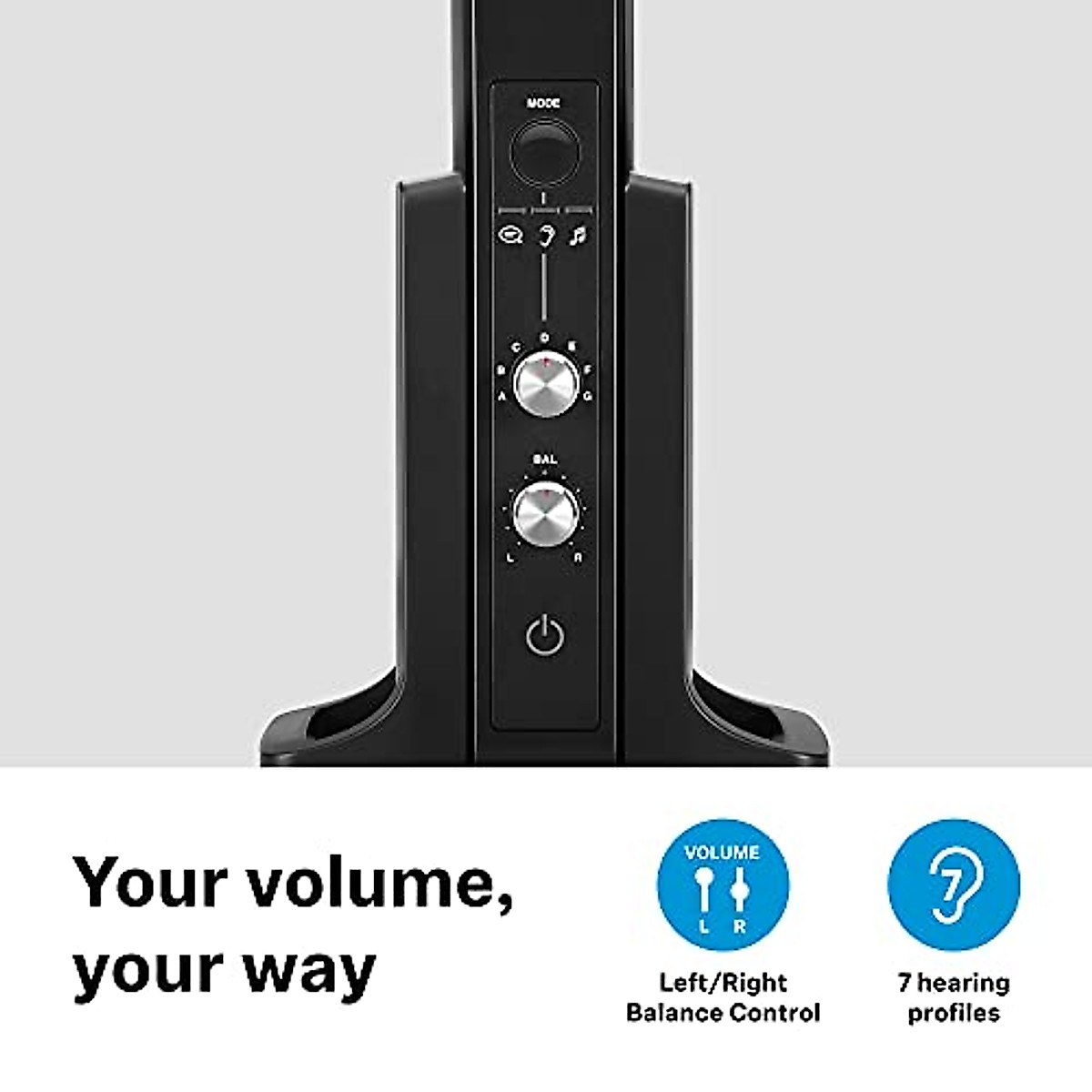 Sennheiser RS 195 RF Wireless Headphone Systems for TV Listening with Selectable Hearing Boost Preset