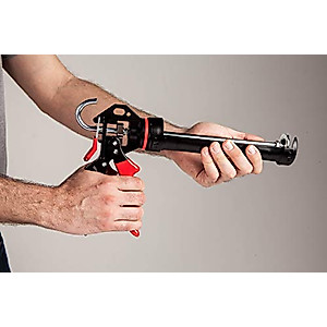 Red Devil 3989 9" Extreme Duty Caulk Gun - Thrust Ratio 26:1,Black