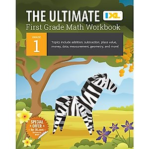 IXL The Ultimate 1st Grade Math Workbook, First Grade Math Workbook Covering Addition, Subtraction, Place Value, Geometry, and More 1st Grade Math, Math Workbook Grade 1 (IXL Ultimate Workbooks)