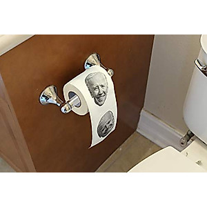 SummitLink Joe Biden Toilet Paper Tissue Napkin Prank Fun Birthday Party Novelty Gift Idea (A-1Roll)