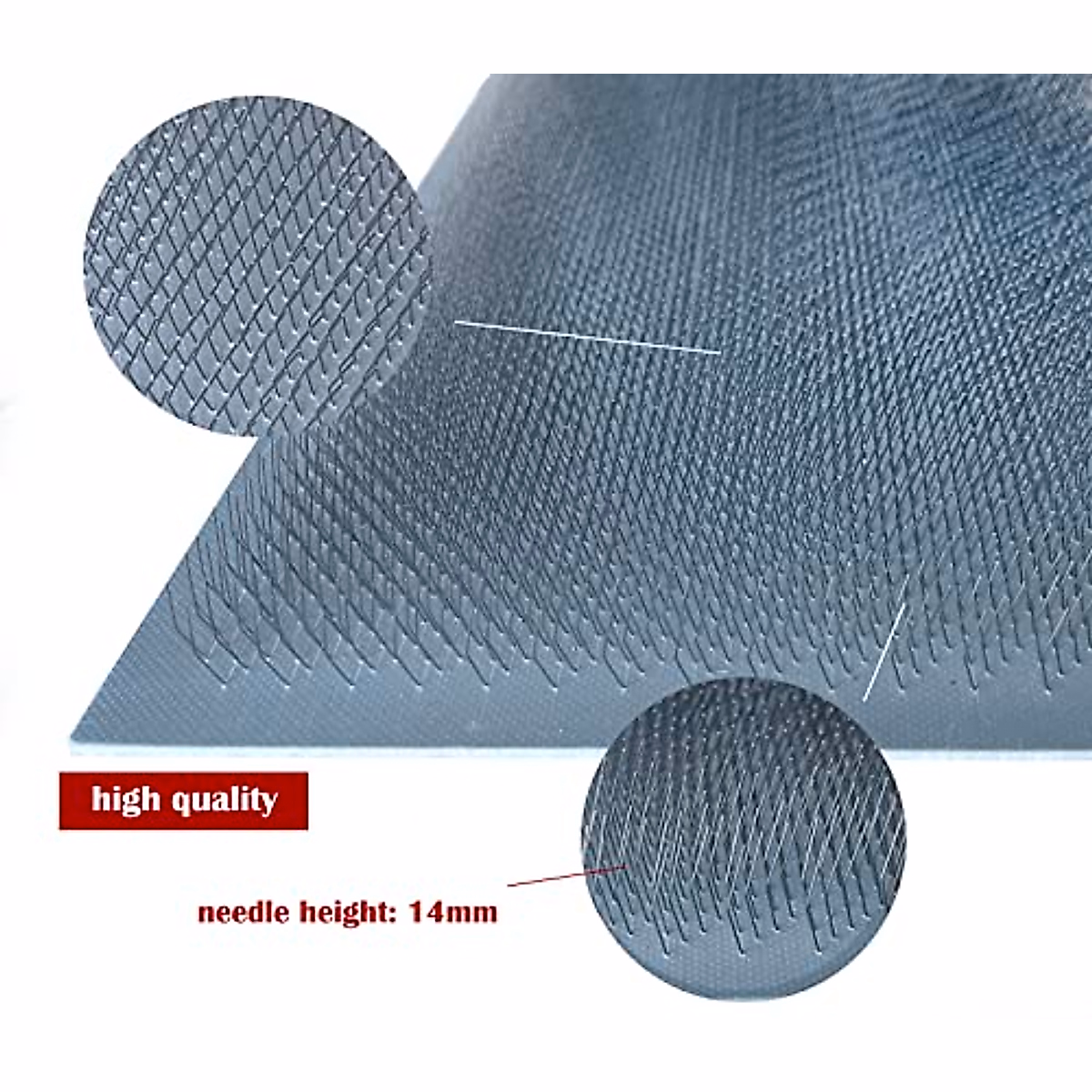 12"X 12" Blending Board Supplies Carder Carding Cloth Brush Replacement Pad for Fiber Wool (12" X 12")