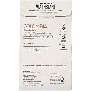 Starbucks VIA Ready Brew Colombia Coffee, 50-Count