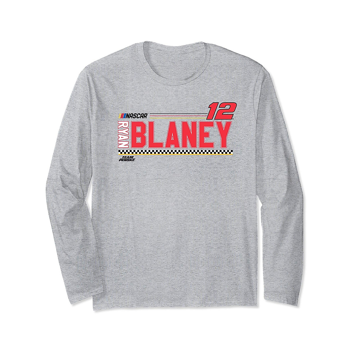 NASCAR - Ryan Blaney - Stripes Long Sleeve T-Shirt