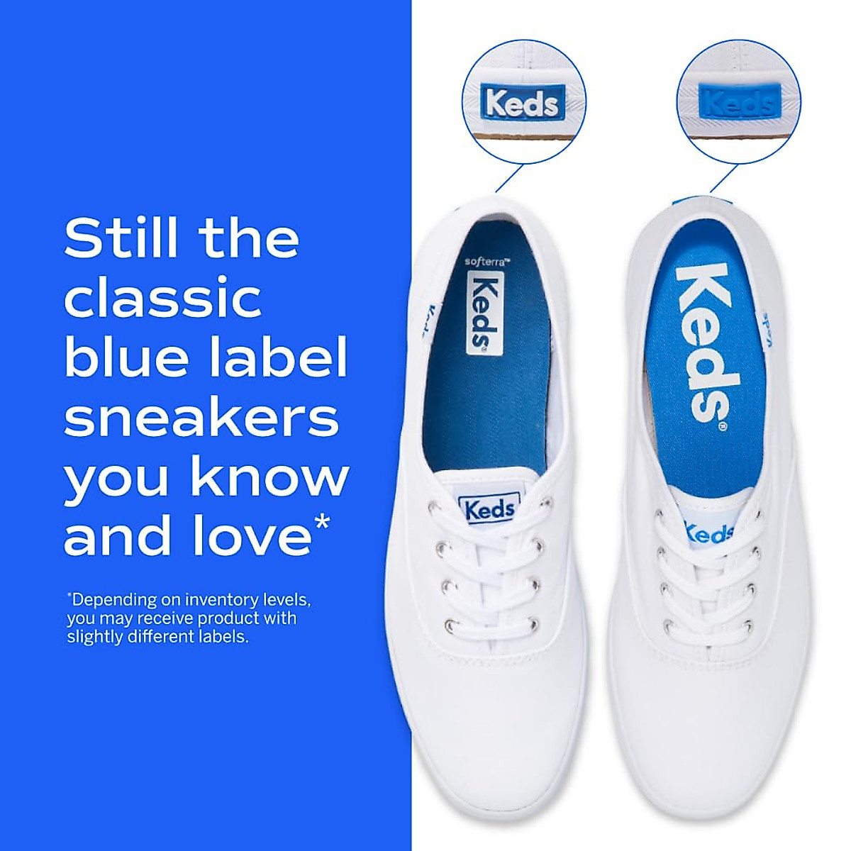 Keds Women's Champion Lace Up Sneaker, Black/Black Canvas, 9.5