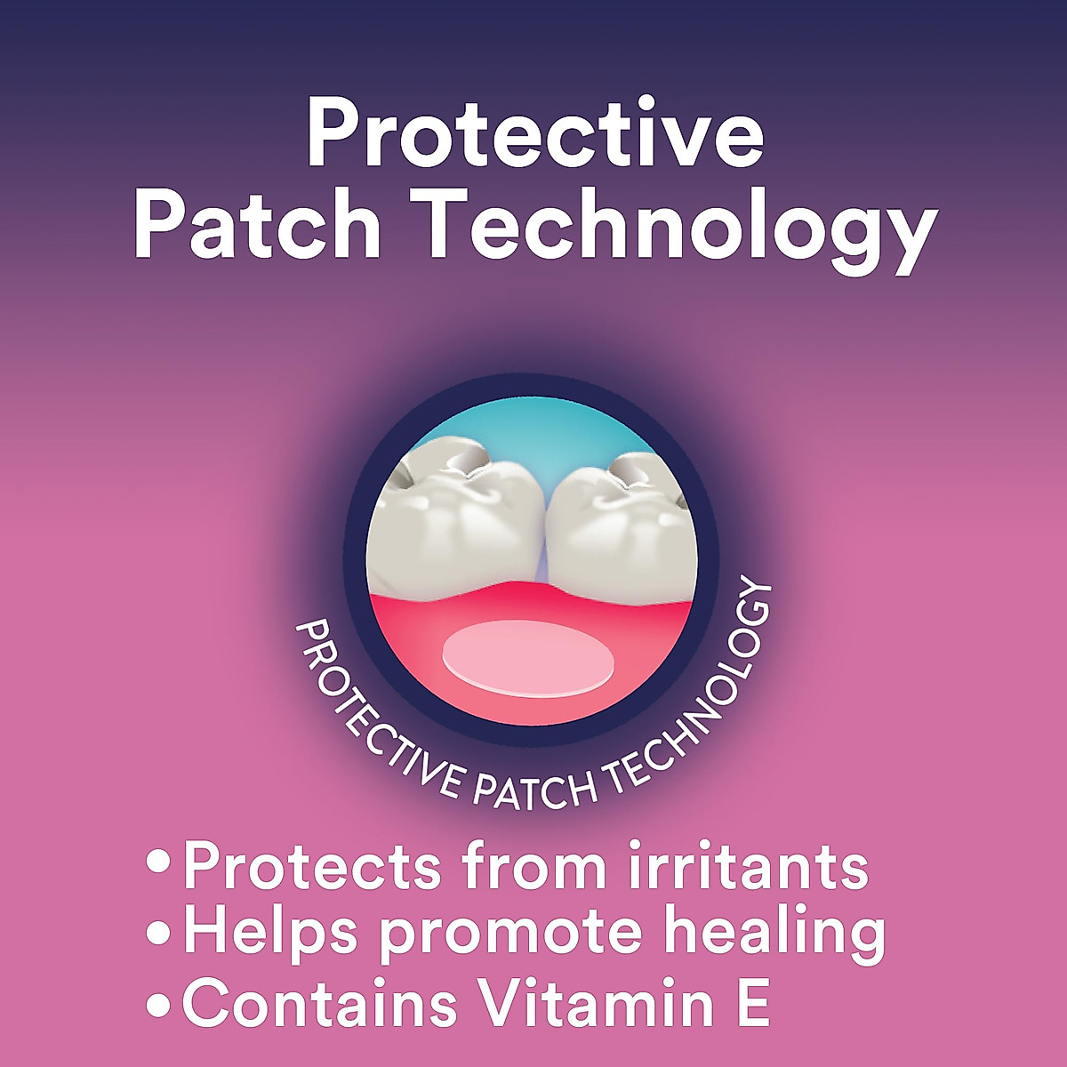 DenTek Canker Relief Sore Patch Relieves Canker Pain, 6 Count (Pack of 1)