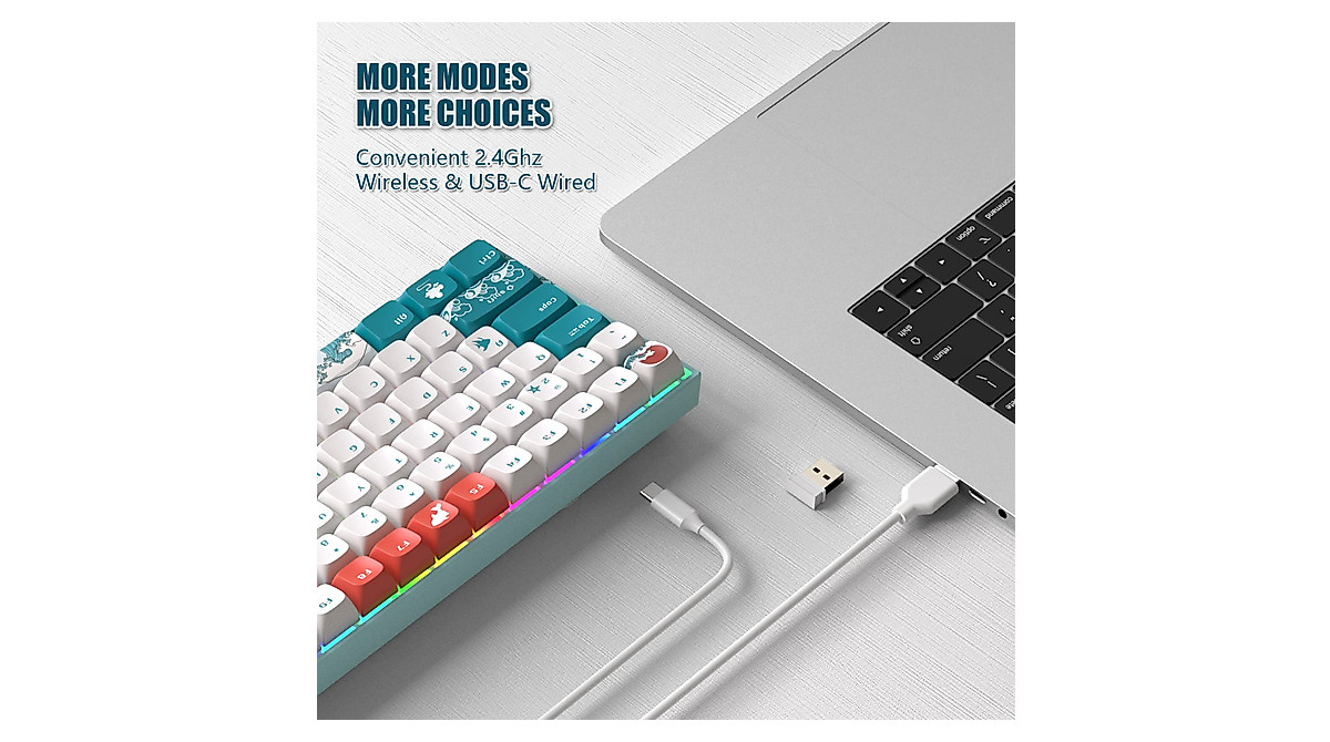 Womier M84 75% Wireless Mechanical Keyboard for Gaming & Office