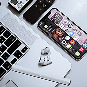 Earbuds Cleaning Kit, Multi-Function Cleaning Pen for Bluetooth Headset, Headphone Cleaner for Earbuds, Wireless Earphones Case Cleaning Tools (2 Pcs White)