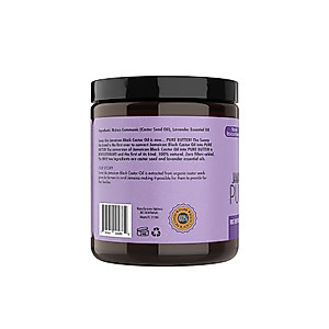 Sunny Isle Lavender Jamaican Black Castor Oil Pure Butter 8oz | Promotes Hair Growth | Effective Moisturizer Hair & Skin | All Types & Textures