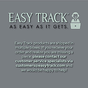 Easy Track RH1004 Closet Kit, 24", Silver