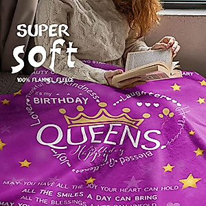 RFHBP May Birthday Gifts for Women Throw Blanket - Perfect for Mother's Day, Valentine's Day, and Birthdays - 50x60 Inches