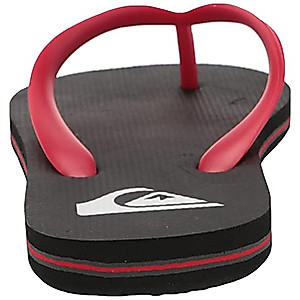 Quiksilver Boy's Molokai Kids Flip Flop Youth Sandal, BLACK 2, 3 Little Kid