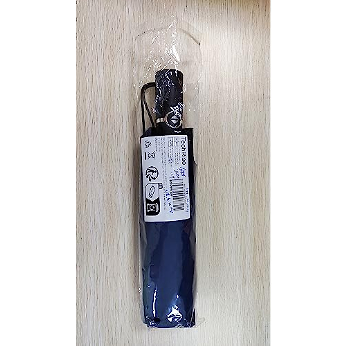 TechRise Large Windproof Umbrella, Wind Resistant Compact Travel Folding Umbrellas, Ladies Auto Open Close Strong Wind Proof Rain Proof with 10 Ribs golf umbrella collapsible for Men Women (Blue)