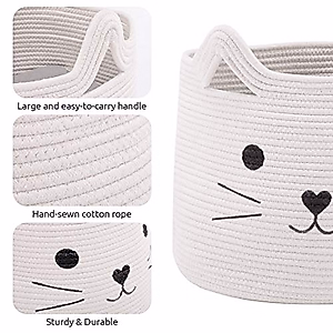 72L Freestanding Laundry Hamper, Collapsible Waterproof Clothes Basket with Easy Carry Long Handle, Washing Bag for Clothes, Toys (1 Pack, White)