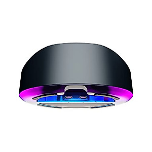ROCCAT Syn Max Air PC Wireless 3D Audio RGB Gaming Headset, Simultaneous Wireless & Bluetooth Connections, 16-Hour Battery & Charging Dock, Immersive 3D Audio & AIMO RGB Lighting