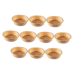 Mikinona 10pcs Cake Mold Mini Loaf Baking Pans Roasting Pans for Ovens Non Stick Baking Sheet Bakery Pan Muffin Cake Pans Paper Cake Mold Paper 6 Inch Round Cake Pan 6 Round Cake Pan Bread