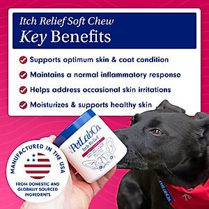 PetLab Co. Dog Itchy Skin Bundle: Soft Chew Dog Probiotics for Gut Health, Itchy Skin, Seasonal Allergies 30 Count & Dog Itch Relief Chews for Dry, Itchy Skin & Coats 30 Count