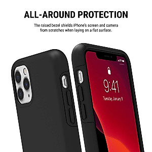 Incipio DualPro Dual Layer Case for Apple iPhone 11 Pro Max with Flexible Shock-Absorbing Drop-Protection - Black