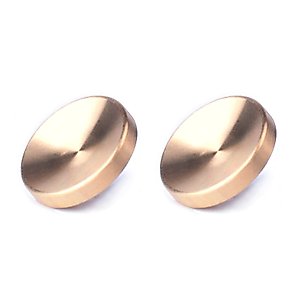 VKO Golden Metal Soft Shutter Release Button,Delicate Camera Shutter Button 11mm Concave Surface(2 Pack)