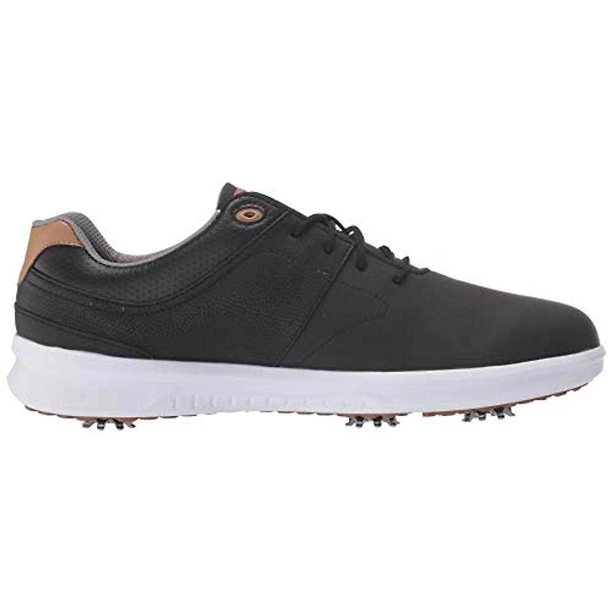 FootJoy Men's Contour Series Previous Season Style Golf Shoes, Black, 8 W US