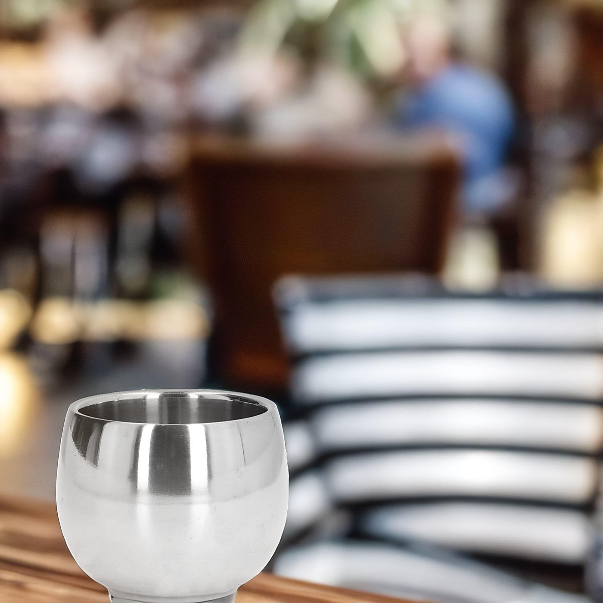 4Pcs Stainless Steel Coffee Cup, Coffee Mugs Camping Cup Double Walled Insulated Coffee Mug Reusable Metal Espresso Cup Mug Tea Cups