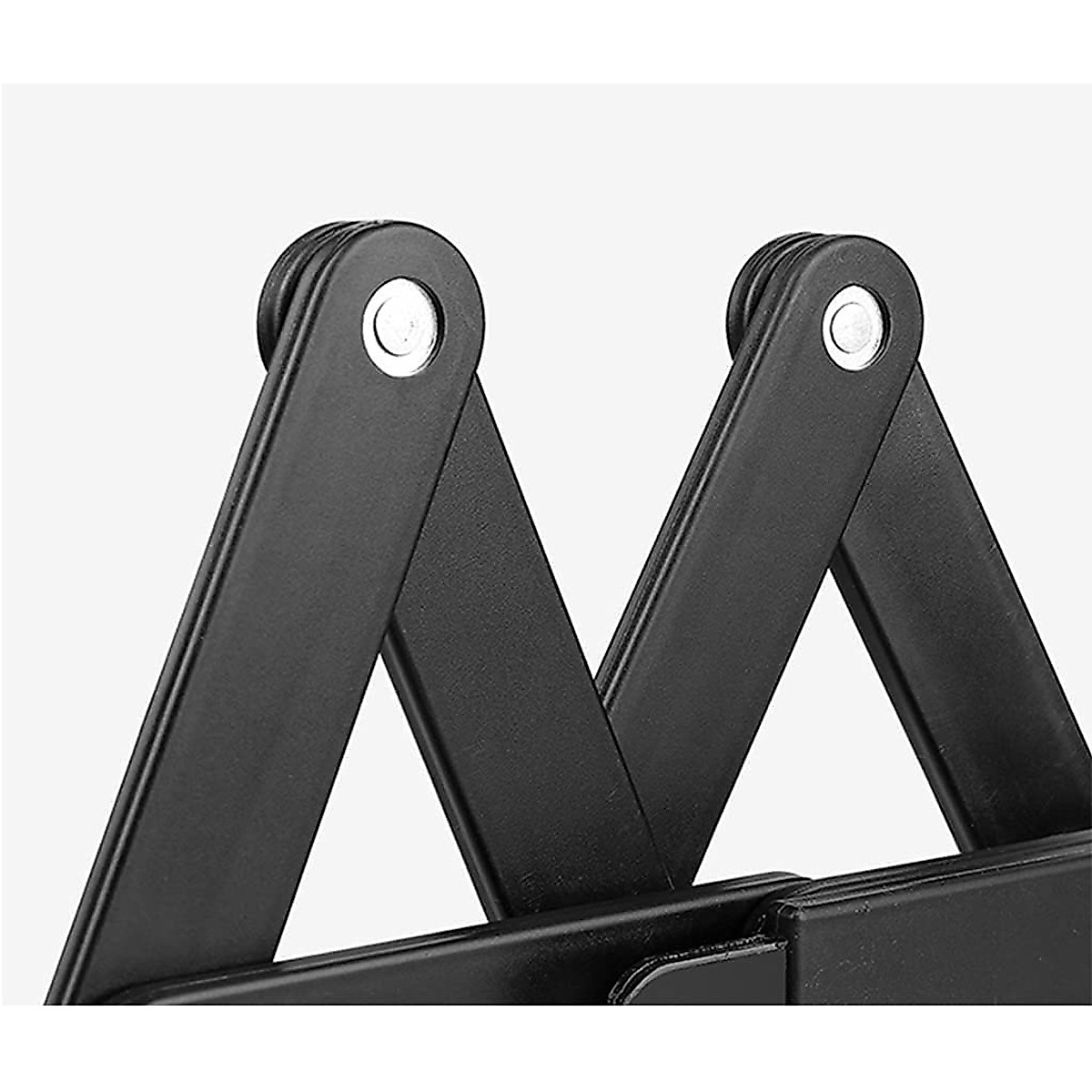 XIXIDIAN Folding Bike Lock - Hardened Steel Fold-Up Heavy Duty Bike Lock with Easy Mounting, Secure Lock and Anti-Scratch Coating - Bicycle Lock