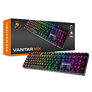 COUGAR Vantar MX Mechanical Gaming Keyboard (Red Switch) with RGB (Black)
