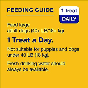 PEDIGREE DENTASTIX Large Dog Dental Treats Beef Flavor Dental Bones, 62.4 oz. Multipack (72 Treats)