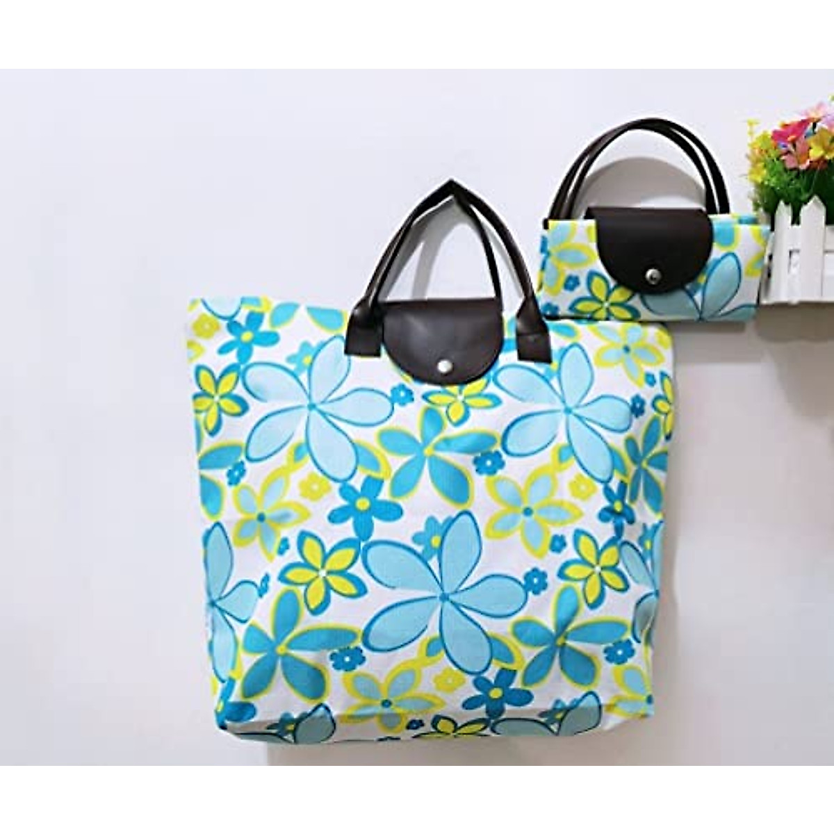 Foldable Shopping Bag with Wheels Collapsible Shopping Cart Shopping Trolley Bag on Wheels Collapsible Trolley Bags Reusable Grocery Bags Travel Bag (B0B1CZHY8G)