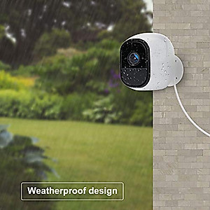 2Pack Power Cable for Arlo Pro and Arlo Pro 2, 16.4Ft/5m Weatherproof USB Cable, with Quick Charge 3.0 Power Adapter Continuously Charging Your Arlo Camera - by ALERTCAM