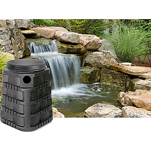 Little Giant SF 31-Gallon Simply Falls Pondless Disappearing Waterfall Vault, 19.3 Inches in Diameter x 24.5 Inches High, black, 566410