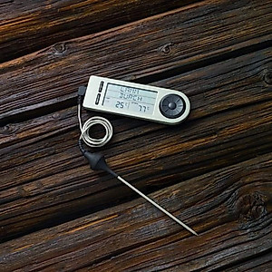 Rosle Stainless Steel Digital Thermometer with Magnetic Back, 39" Cable