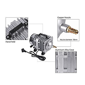 Cloudray 60W Air Compressor Electrical Magnetic Air Pump for CO2 Laser Engraving Cutting Machine ACO-328 220V 50Hz